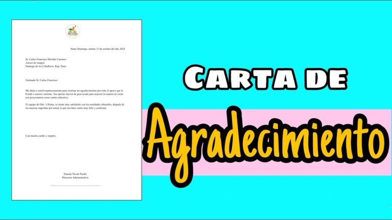 Cómo Escribir una Carta Breve de Agradecimiento a una Maestra: Guía y ...