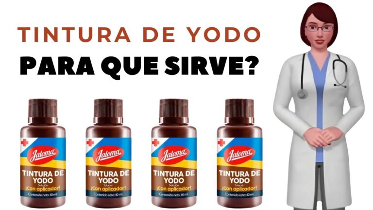 Tintura de Yodo: ¿Para Qué Sirve y Cuáles Son sus Usos Principales ...